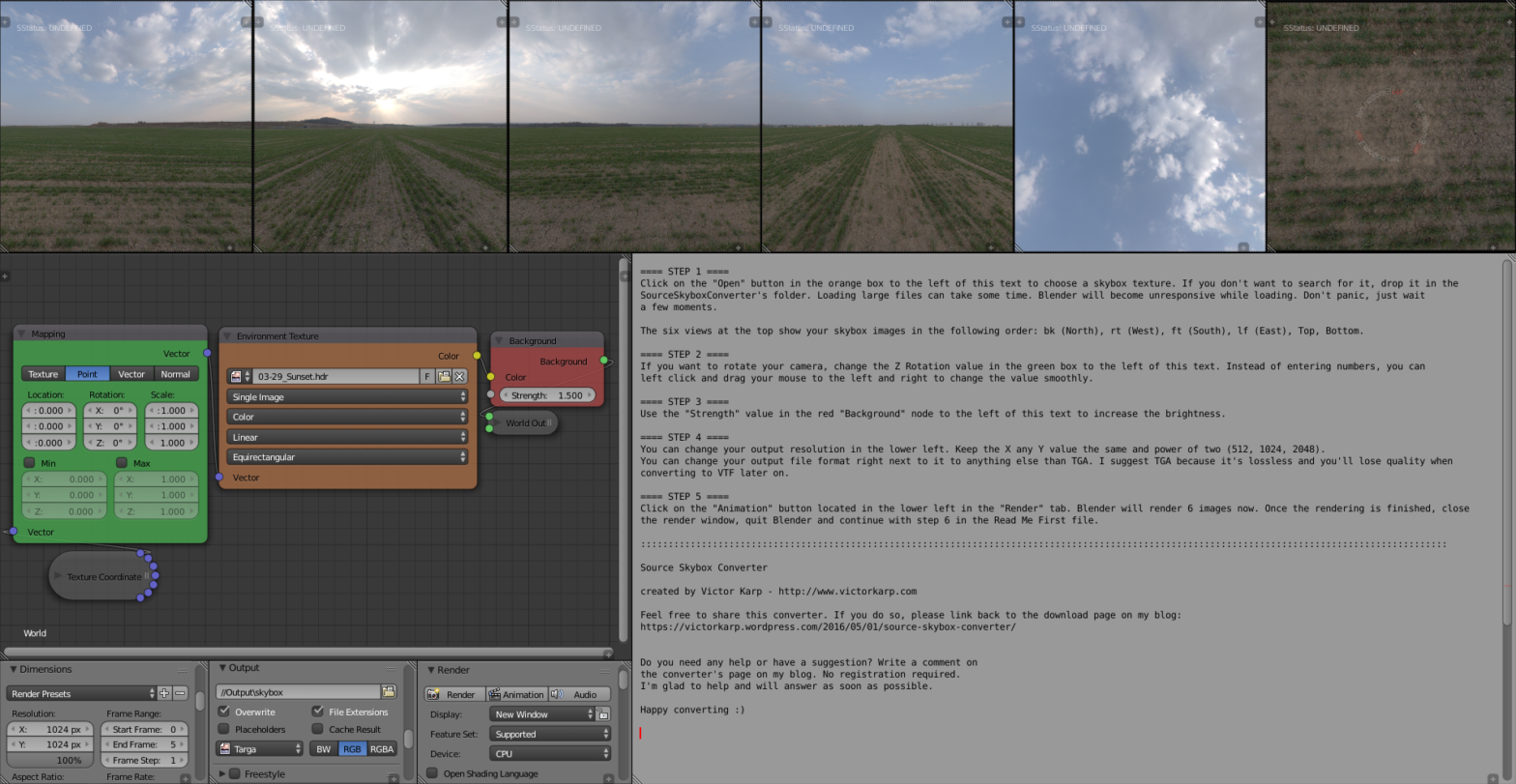 Panoramic Skybox Converter for Source Engine – Victor Karp